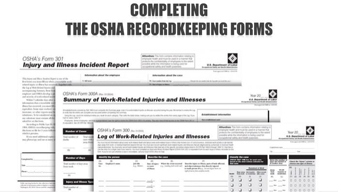 Completing OSHA Recordkeeping Forms – Trinity Consultants, Inc